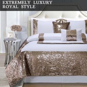 Bedding | Glitter Flip Sequins Comforter Set | Poshmark